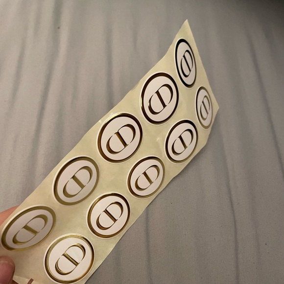 Dior | Accessories | Authentic Dior Logo Stickers | Poshmark